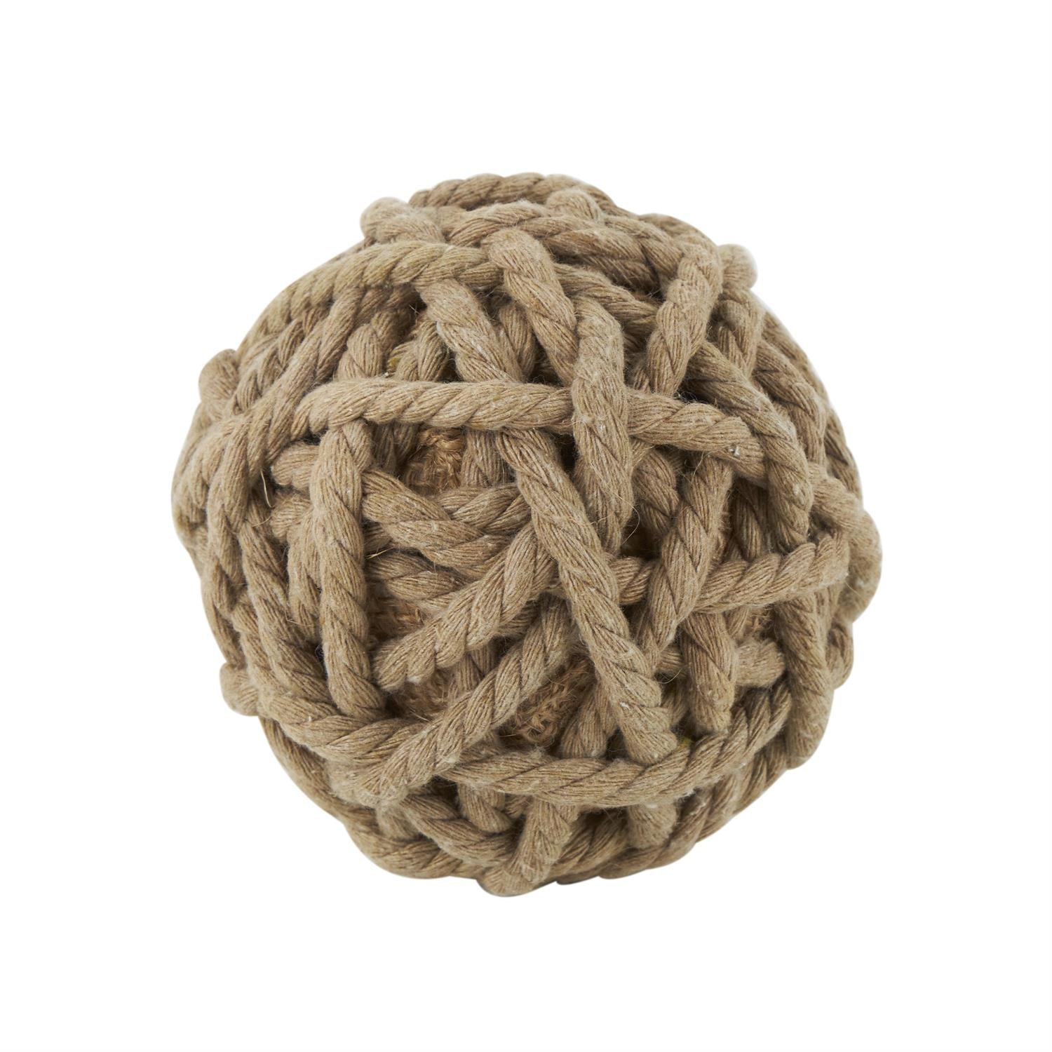 Jute Rope Handmade Decorative Orbs Set of 2